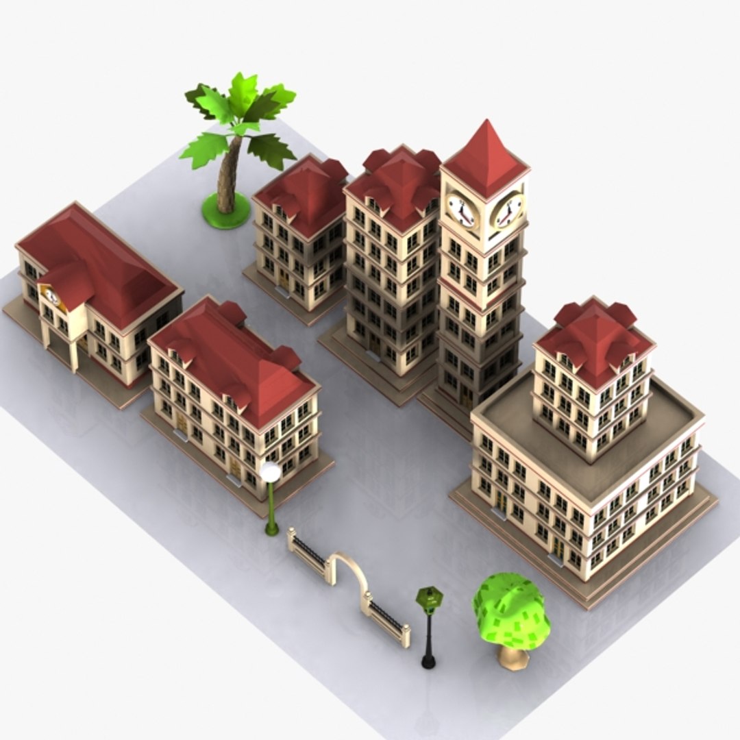 Max Cartoon Building Toon