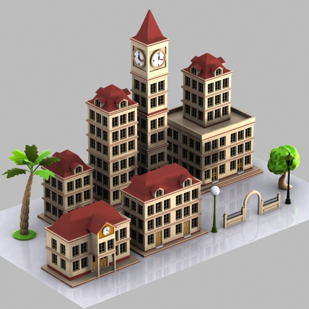 Max Cartoon Building Toon