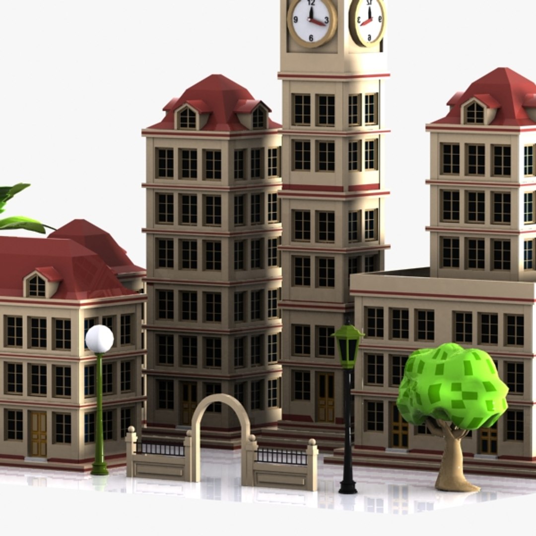 Max Cartoon Building Toon