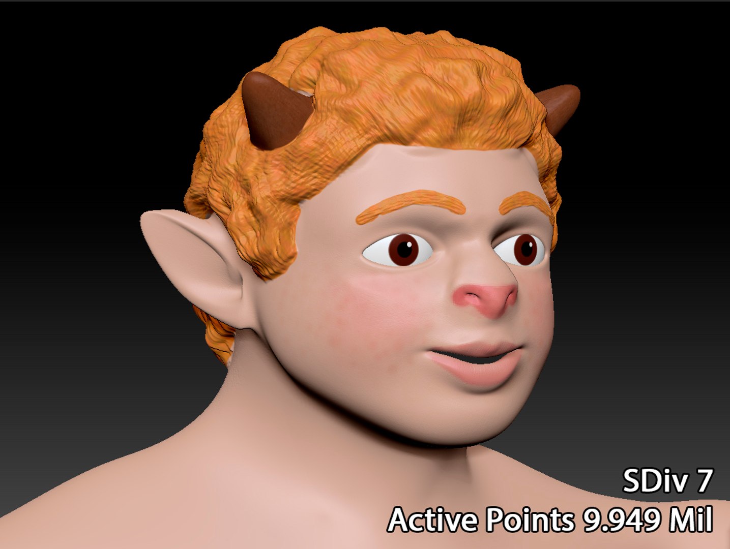 3d Model Fawn Little