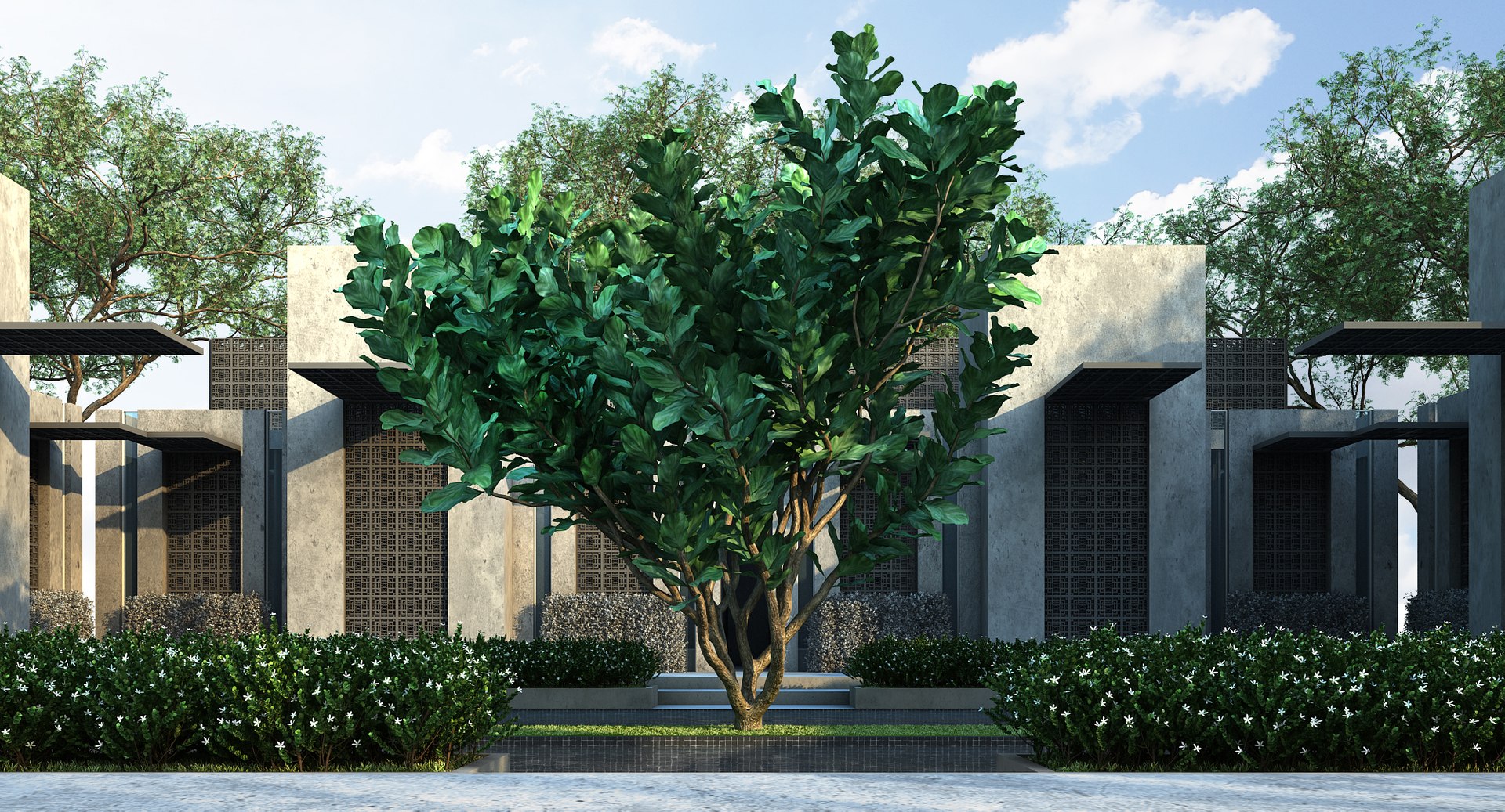 3D Model 2 Tree - TurboSquid 1179246