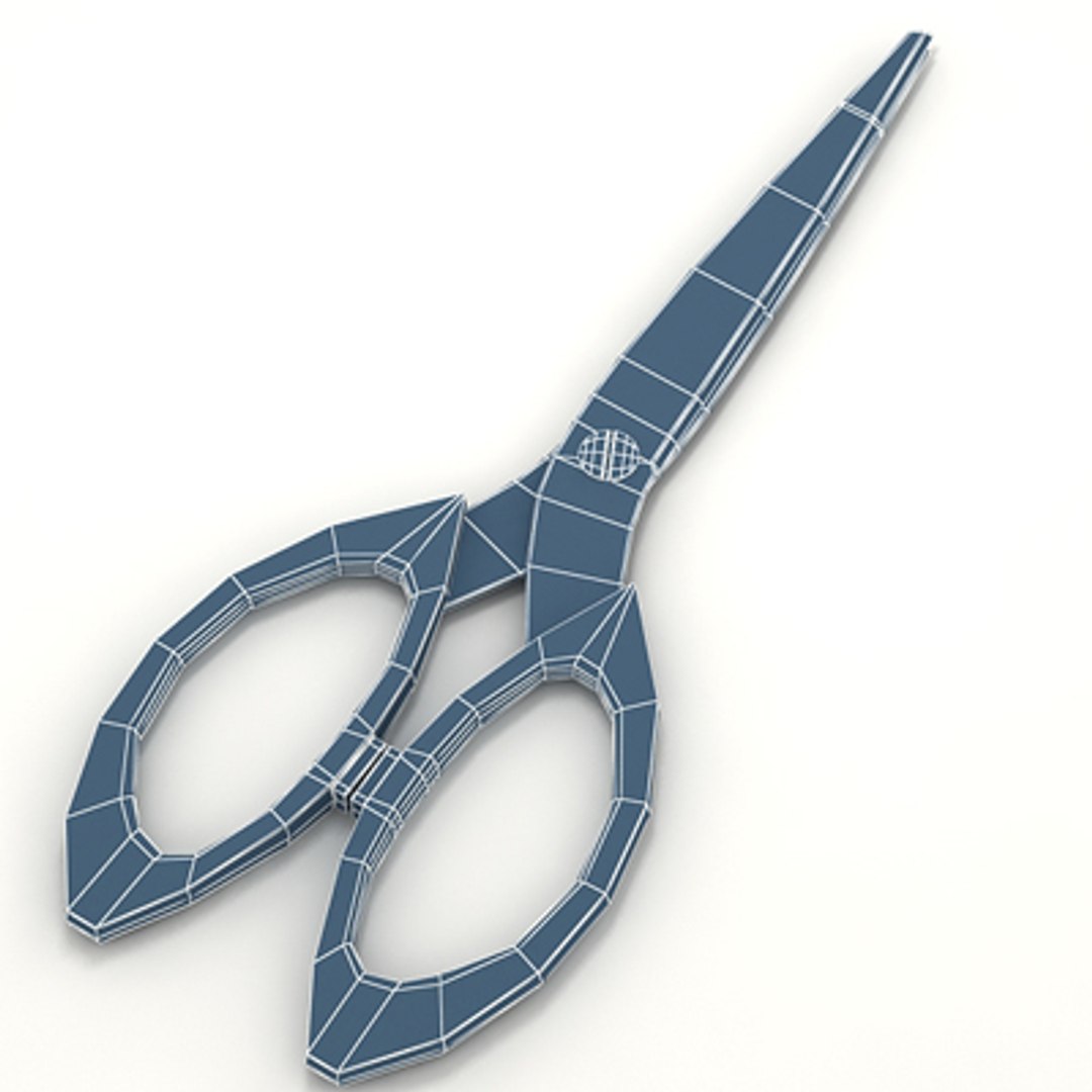 3d scissors model