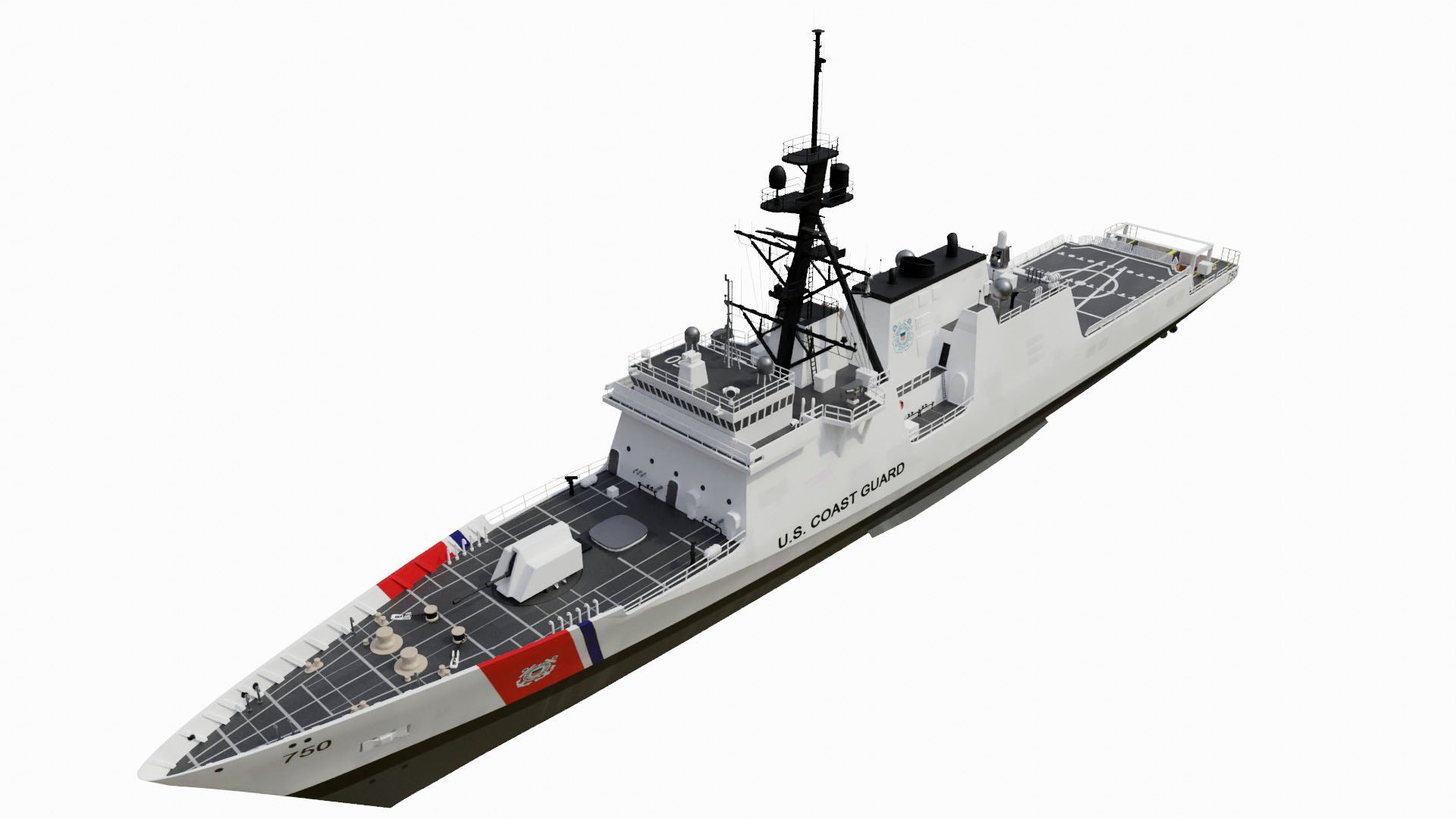 coast guard 3d model