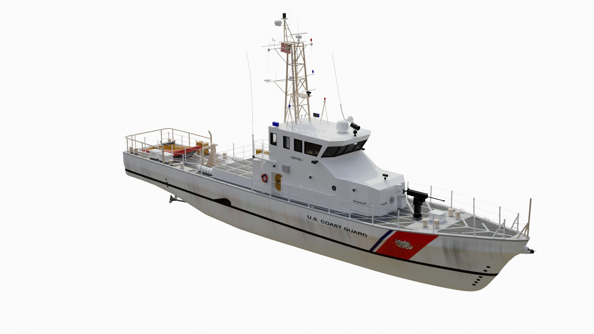 coast guard 3d model