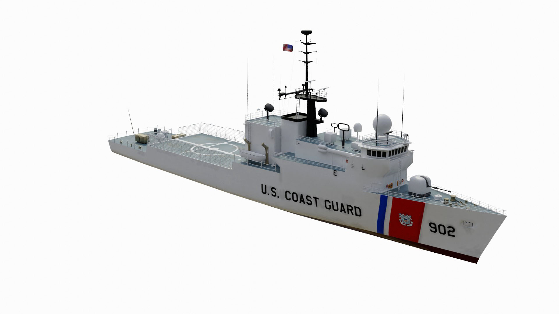 Coast Guard 3d Model