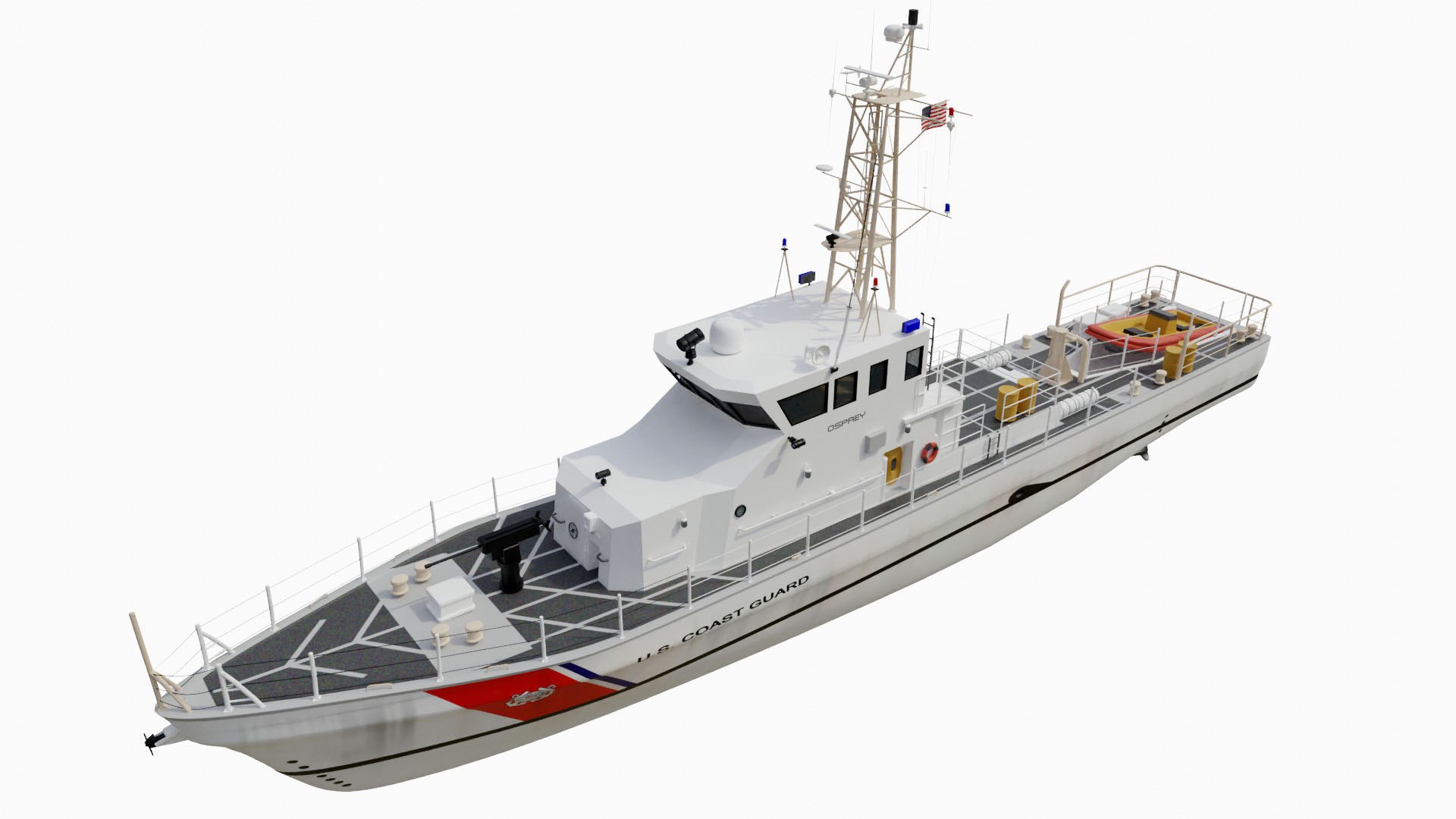coast guard 3d model