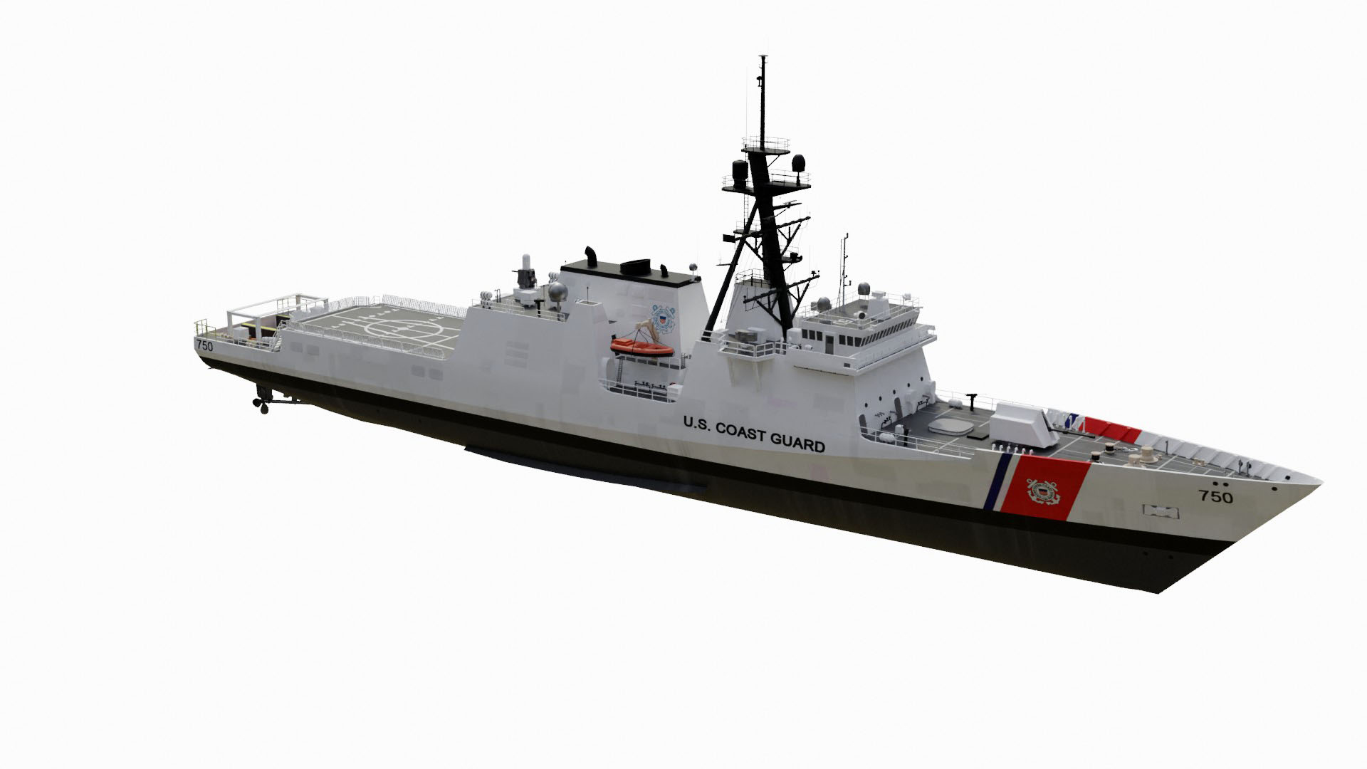 coast guard 3d model