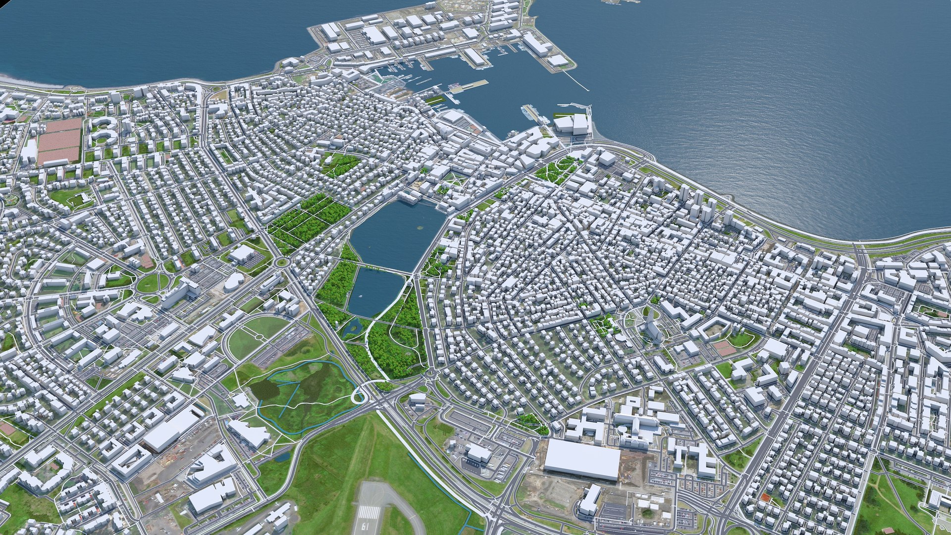 Reykjavik Downtown Iceland 3D model - TurboSquid 1989742