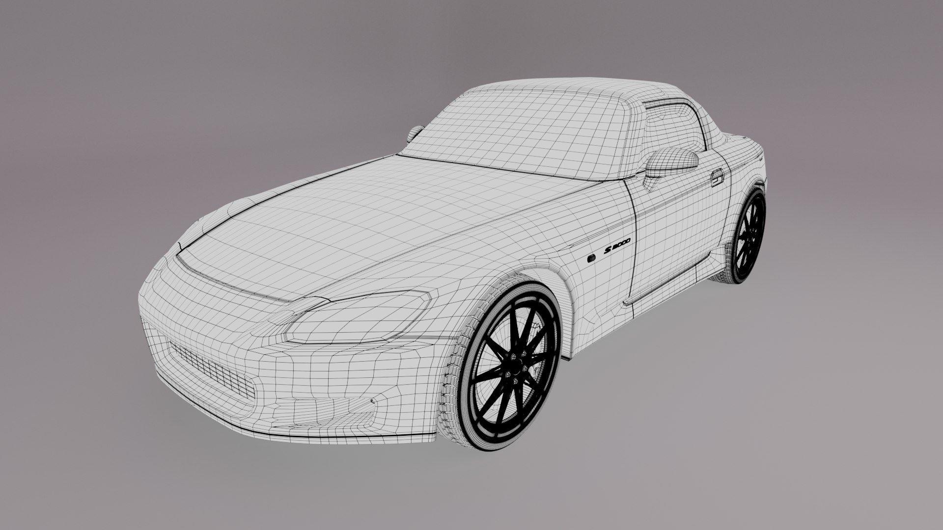 Honda S2000 Model - TurboSquid 1979325