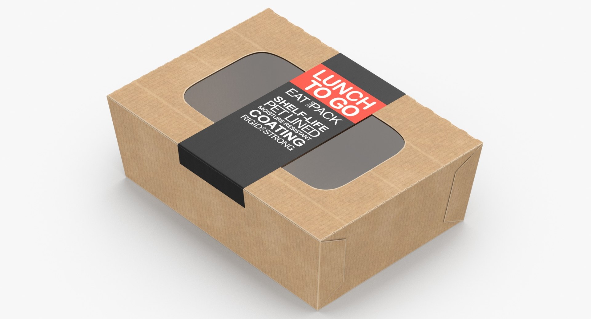 Food delivery paper boxes 3D model - TurboSquid 1505569