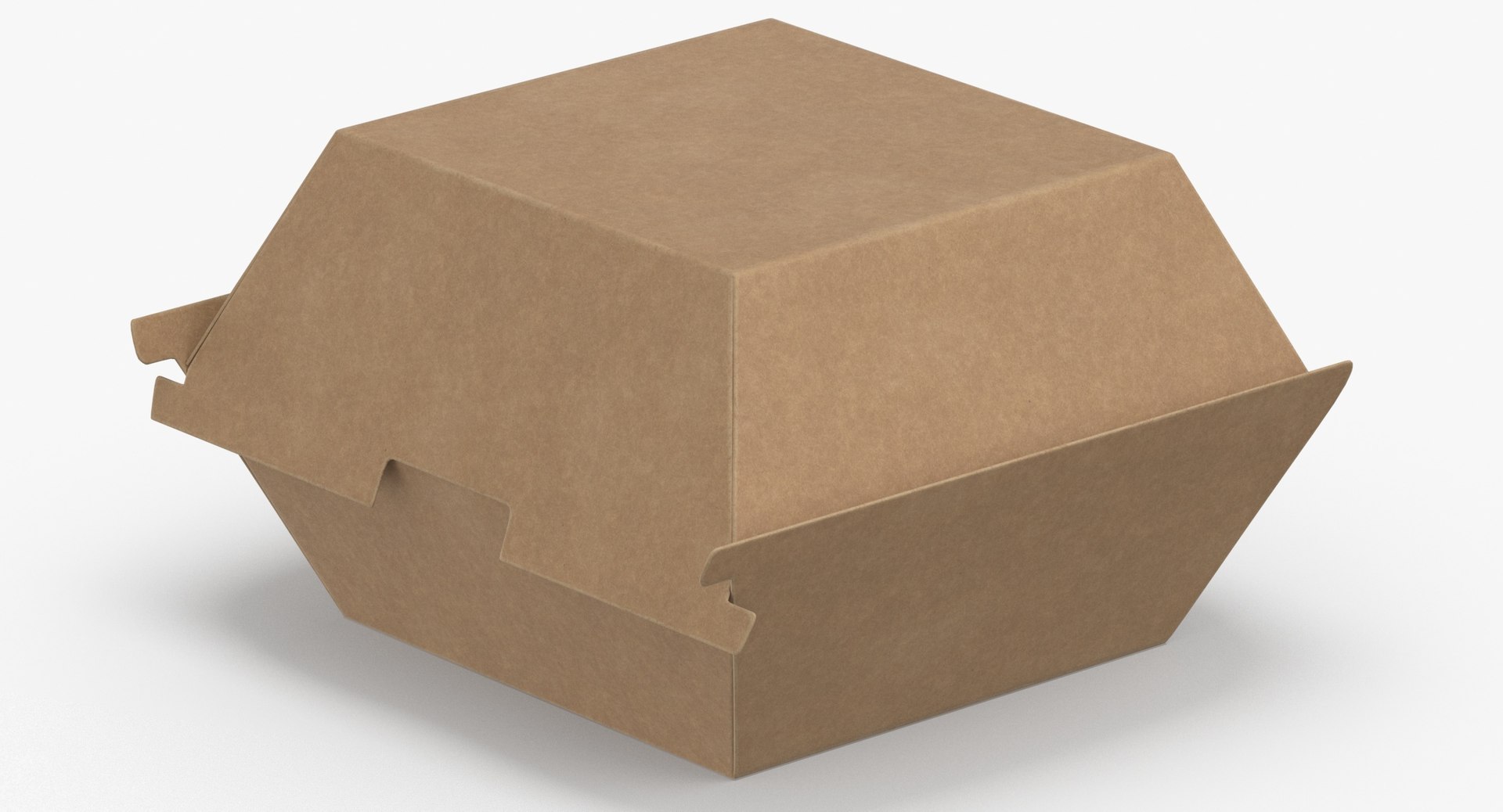 Food Delivery Paper Boxes 3D Model - TurboSquid 1505569
