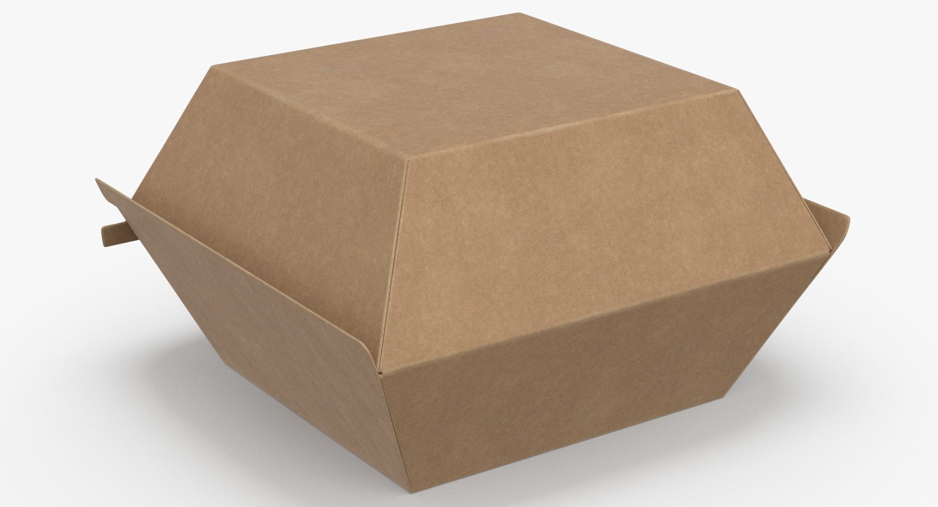 Food Delivery Paper Boxes 3D Model - TurboSquid 1505569