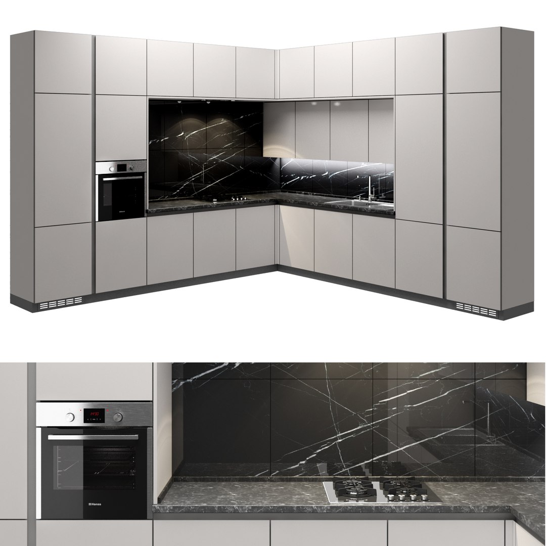 Kitchen Veneto 3D - TurboSquid 1489296