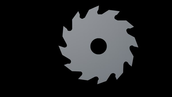 3d saw blade model