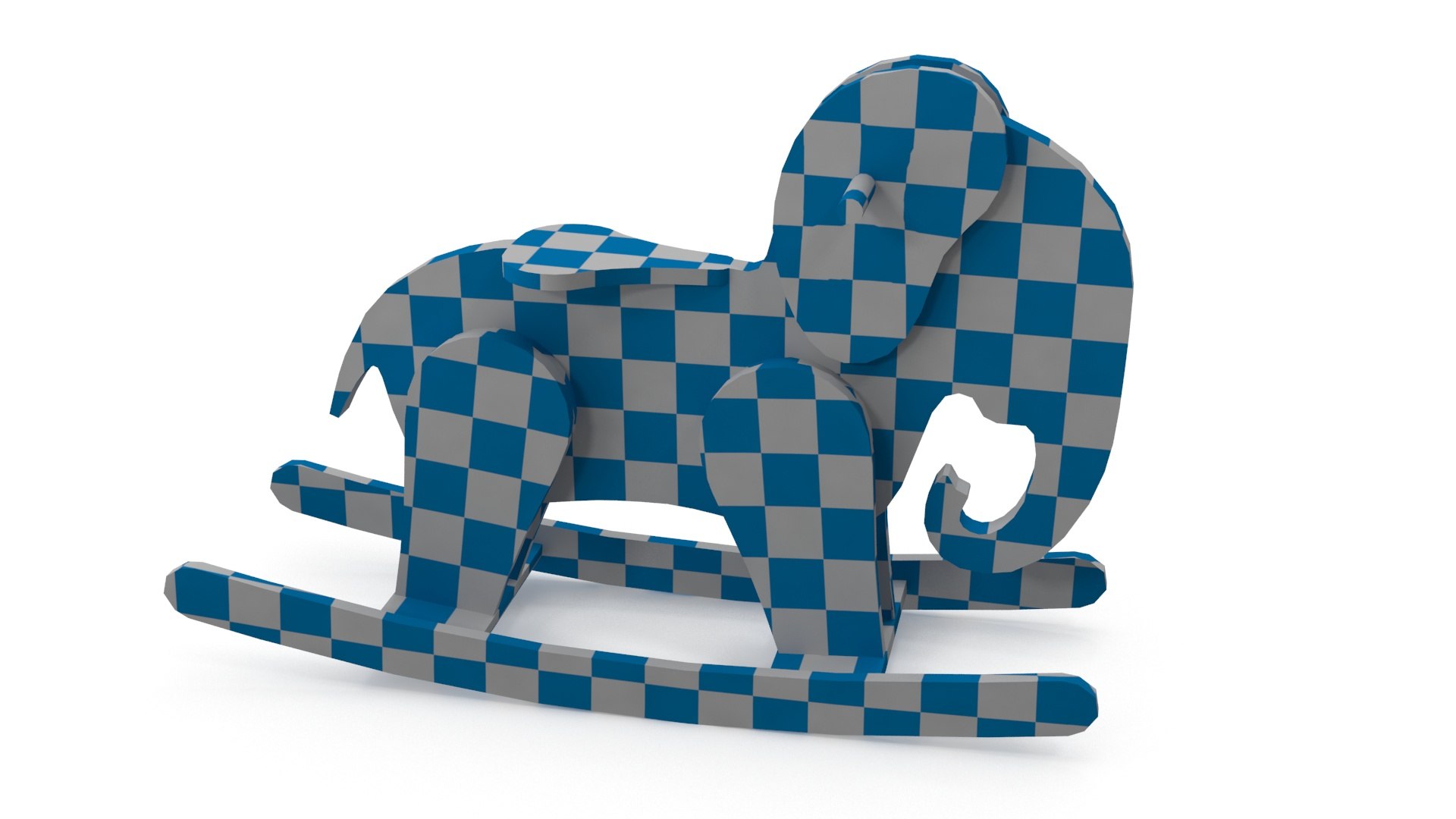 Wooden Elephant Rocking Horse 3D Model - TurboSquid 1438555