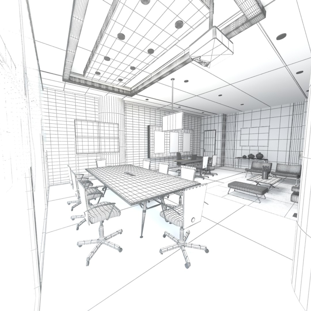 3D Office - TurboSquid 1259620