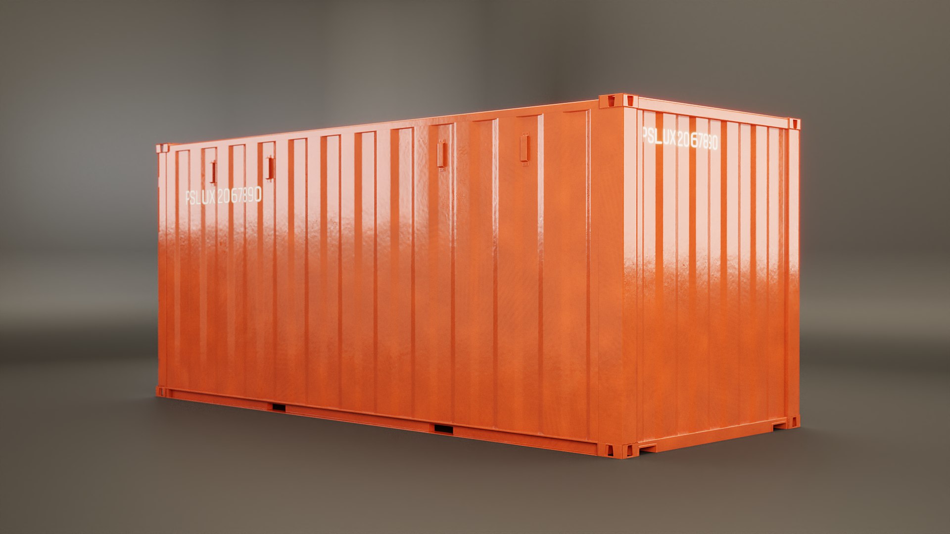 Intermodal Shipping Container 20-foot-long 3D Model - TurboSquid 2274924