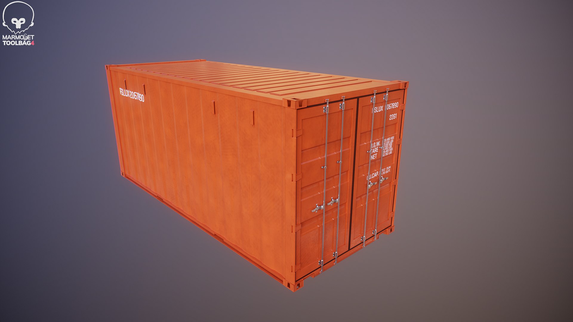 Intermodal Shipping Container 20-foot-long 3D Model - TurboSquid 2274924
