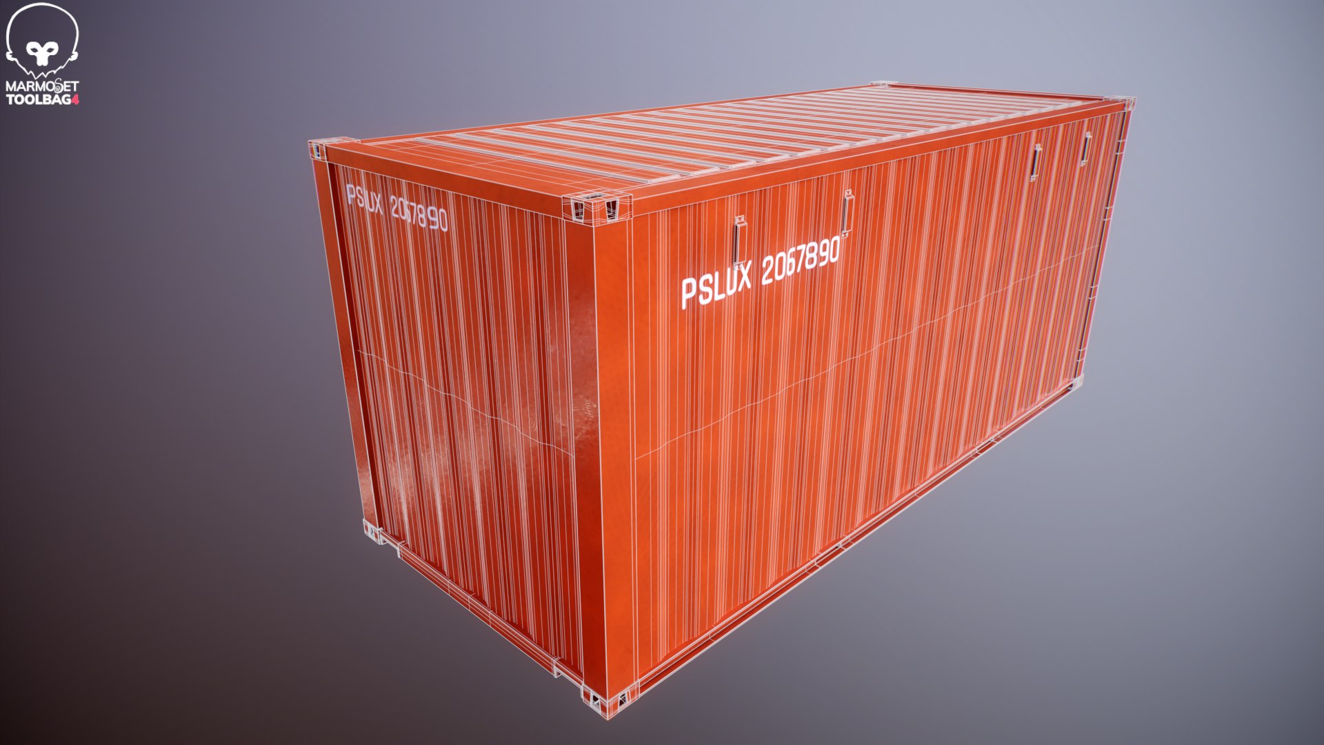 Intermodal Shipping Container 20-foot-long 3D Model - TurboSquid 2274924