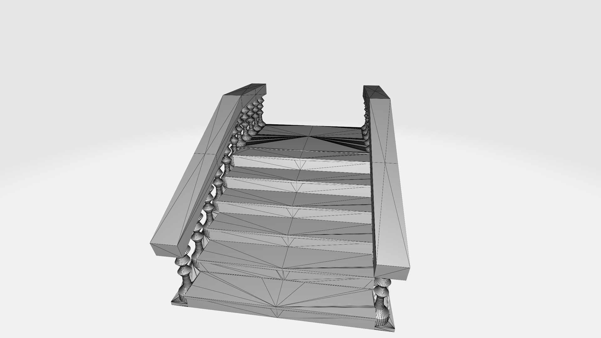 3D Brick Staircase Model 3D - TurboSquid 2388049