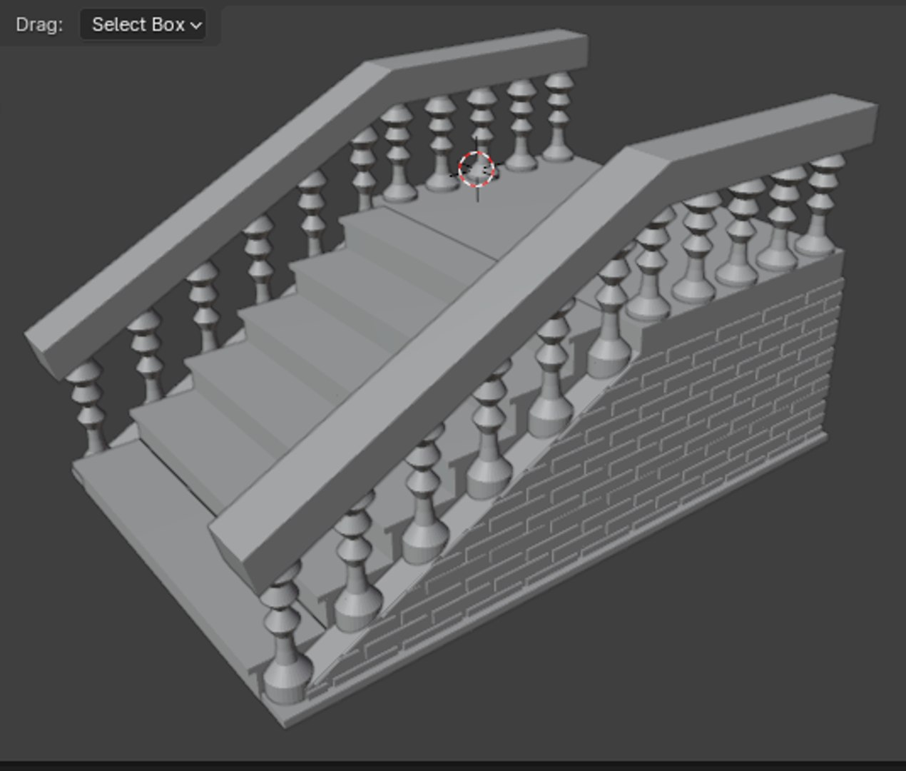 3D Brick Staircase Model 3D - TurboSquid 2388049