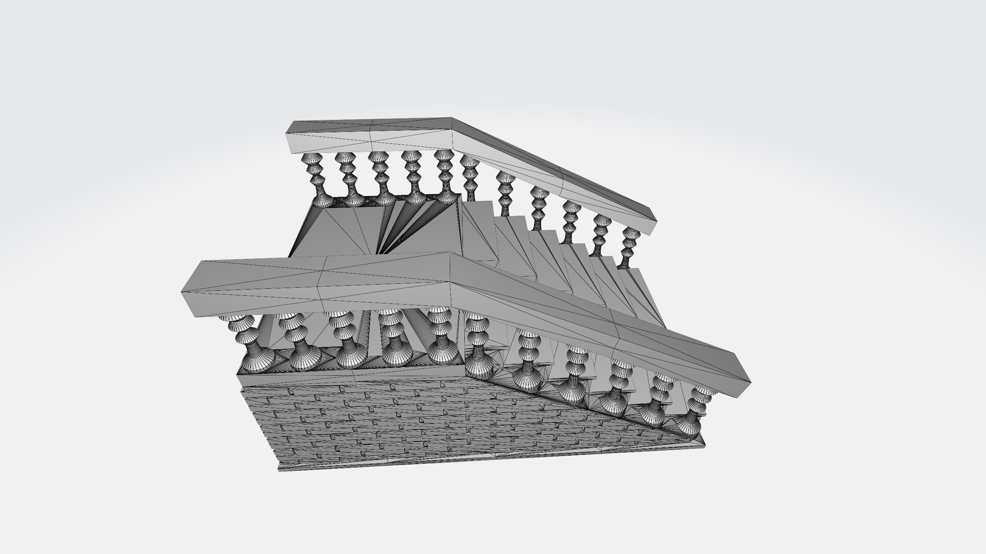 3D Brick Staircase Model 3D - TurboSquid 2388049