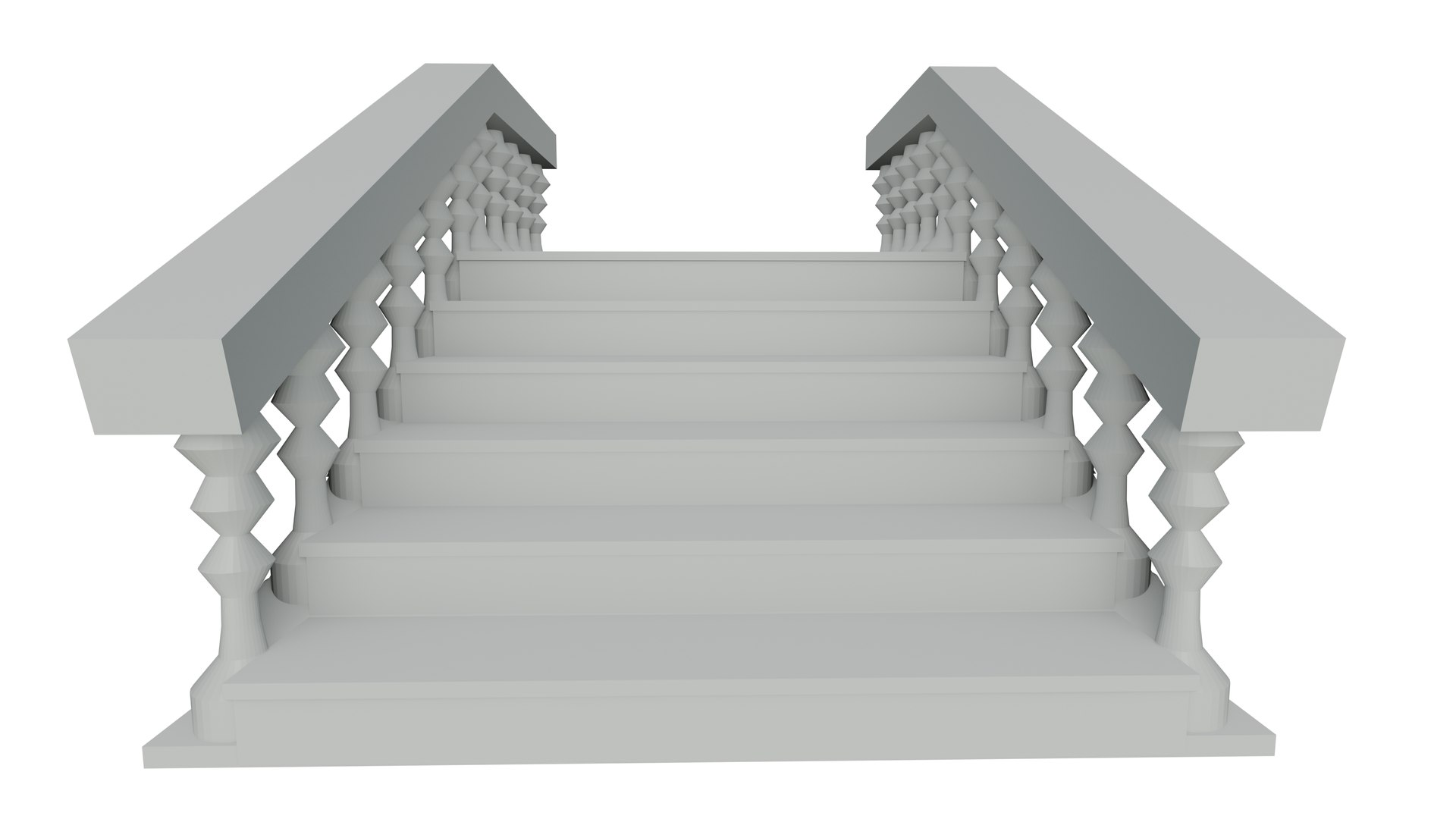 3D Brick Staircase Model 3D - TurboSquid 2388049