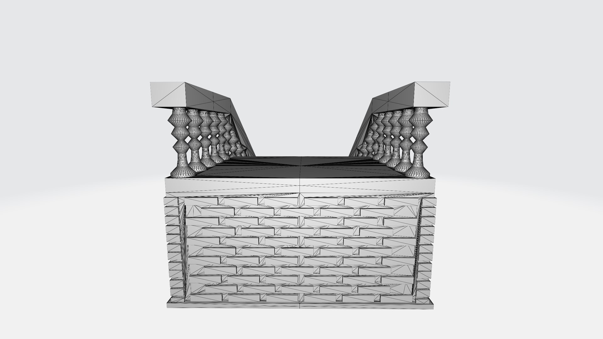 3D Brick Staircase Model 3D - TurboSquid 2388049