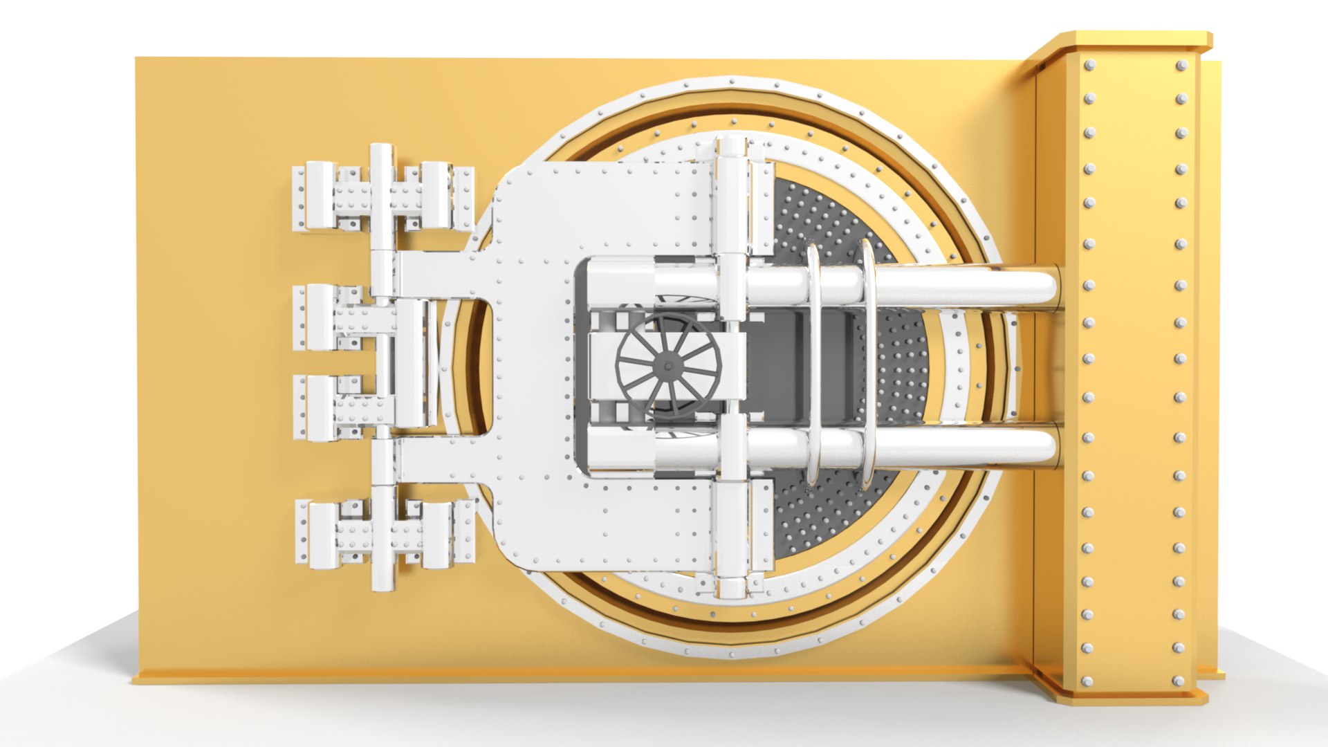 3d Bank Vault Model