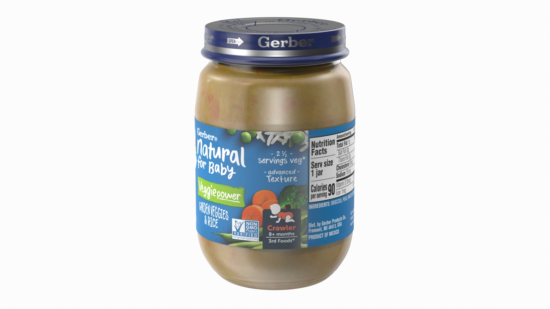 Gerber Baby Food Jars 170g Collection 3D Model - TurboSquid 2118803