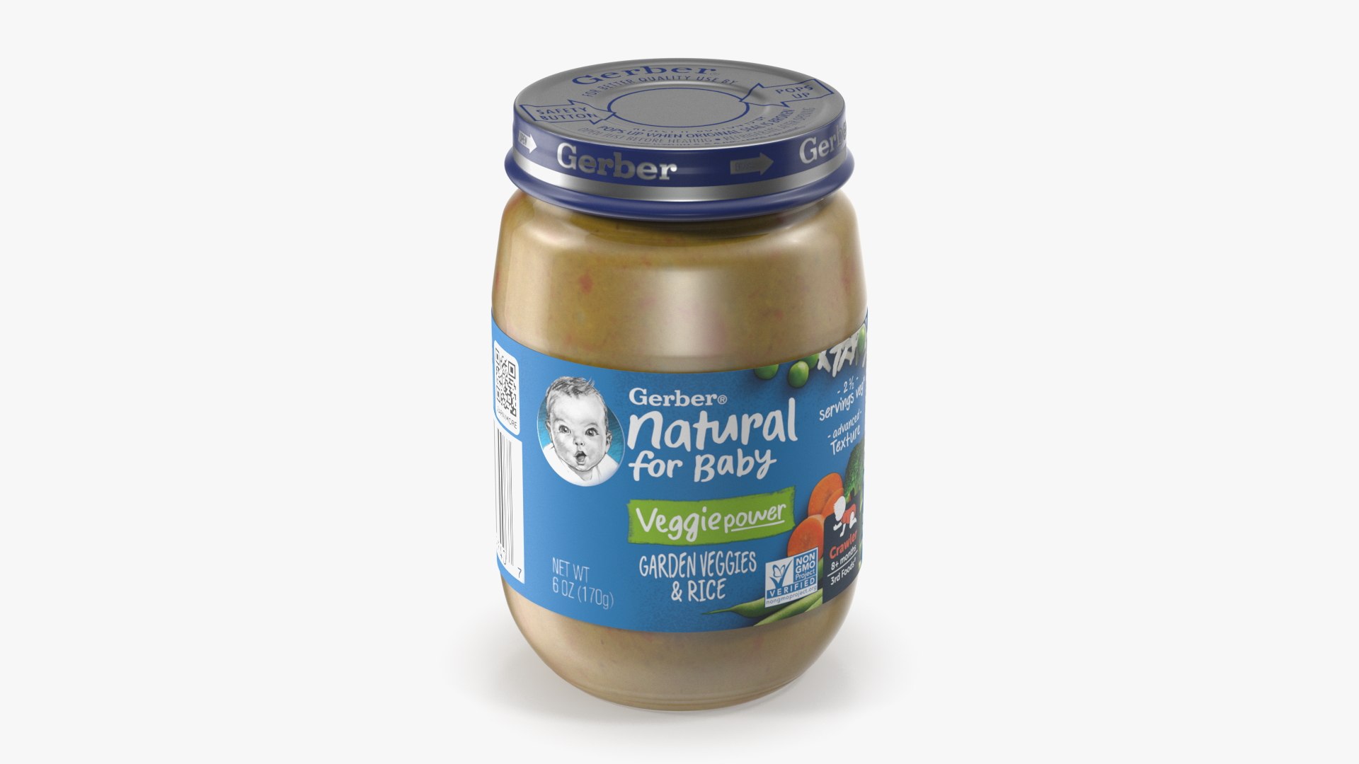 Gerber Baby Food Jars 170g Collection 3D Model - TurboSquid 2118803
