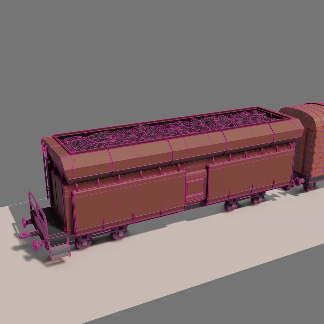 Vagons Model - TurboSquid 1420905
