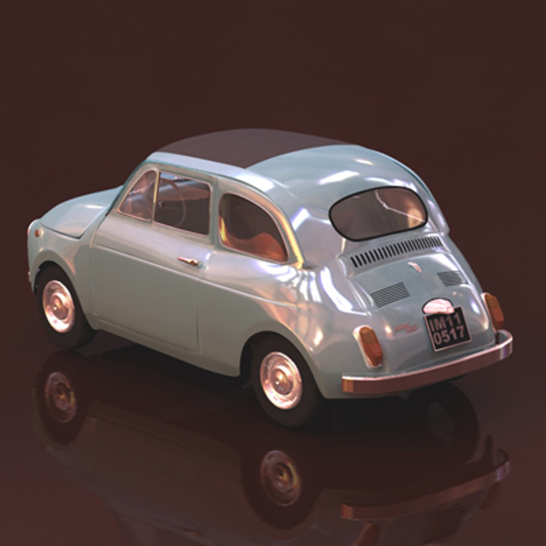 3d Model Fiat 500