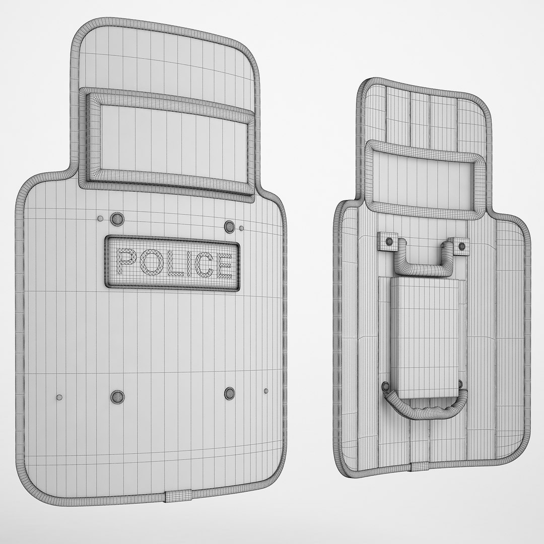 Police Shield 3d 3ds