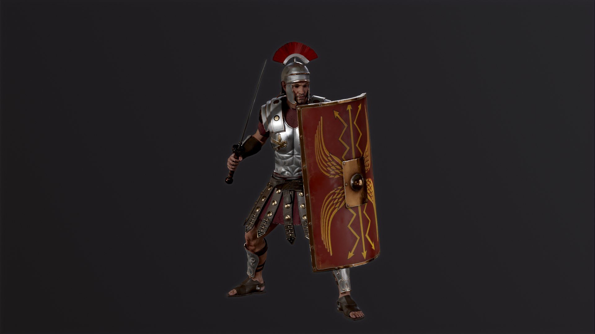 3D Roman Centurion - TurboSquid 1960434