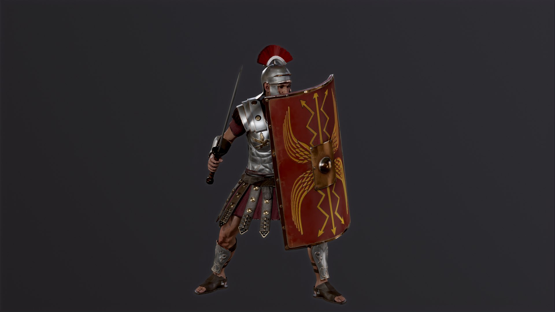 3D Roman Centurion - TurboSquid 1960434