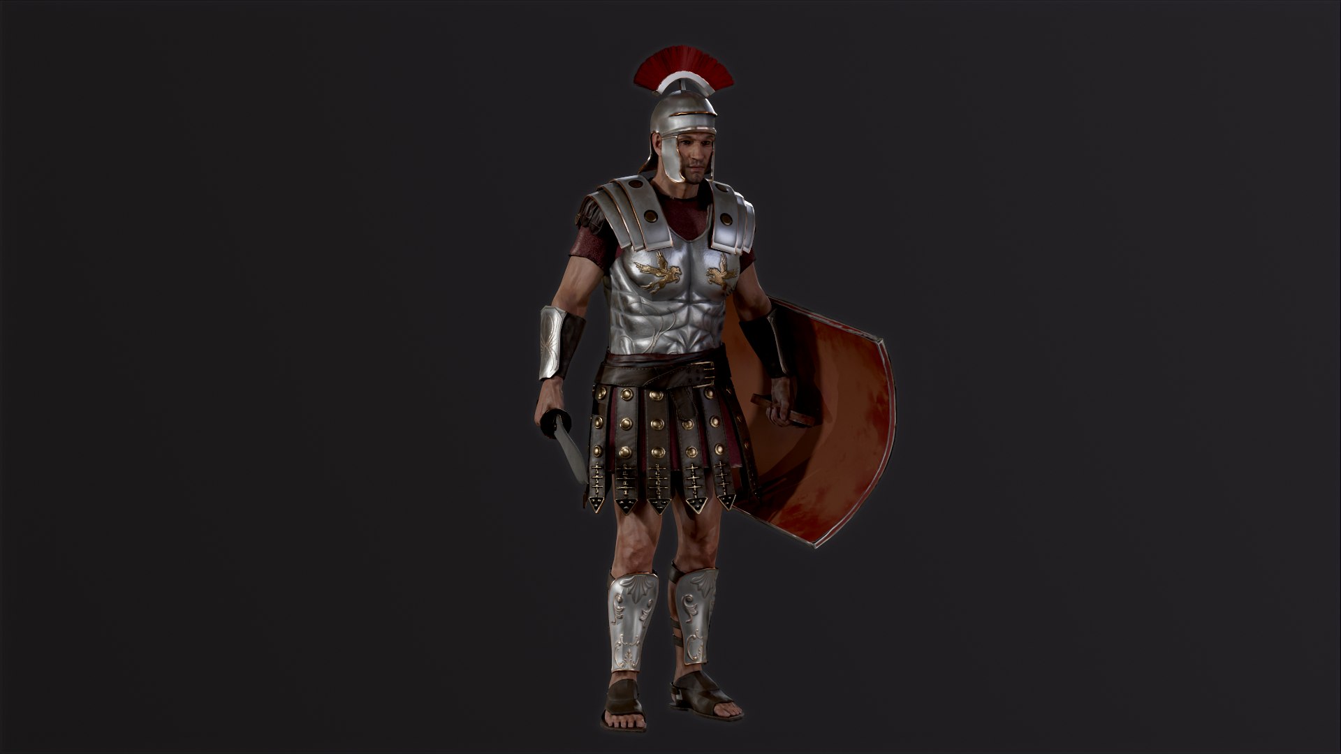 3D Roman Centurion - TurboSquid 1960434
