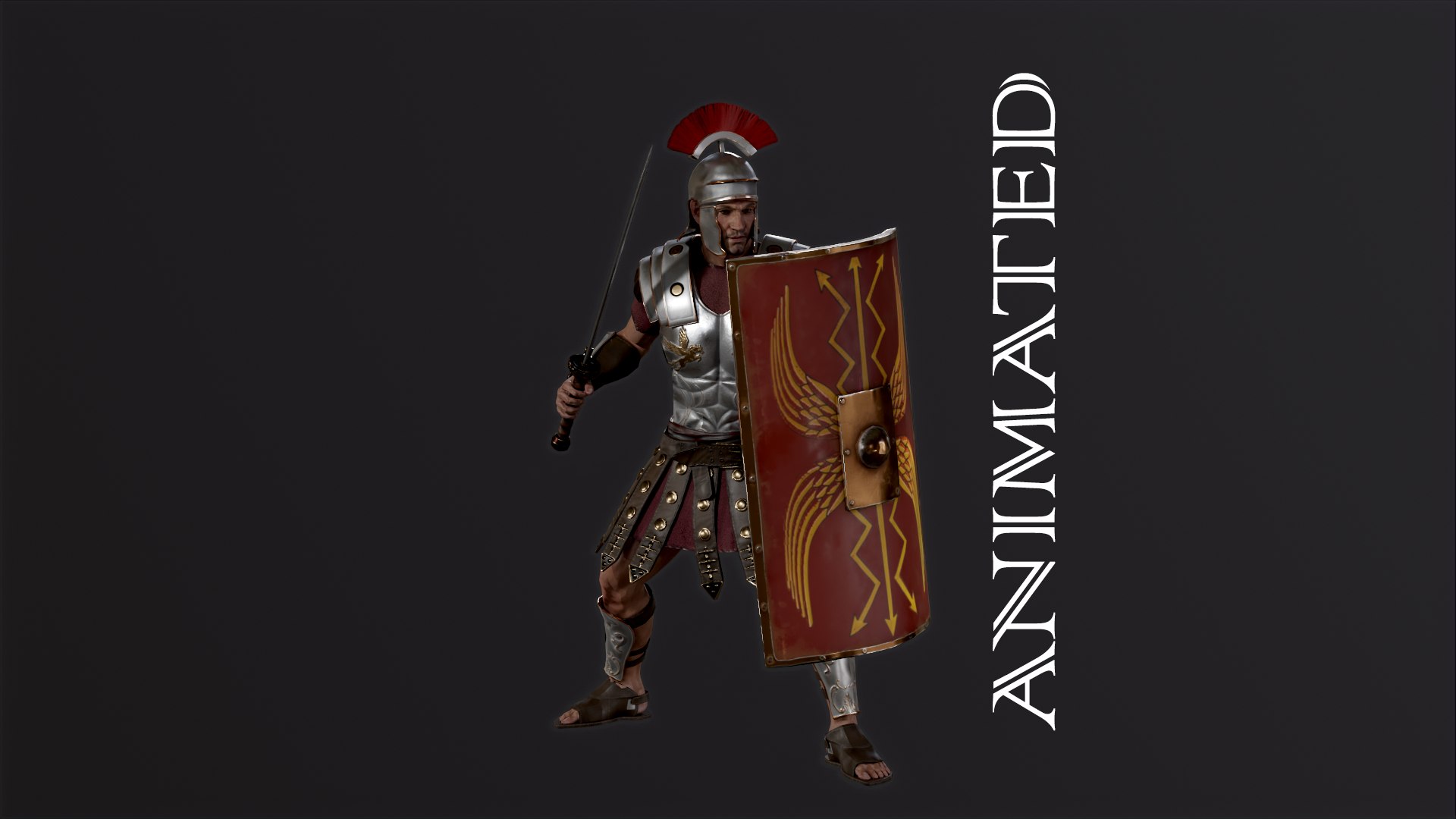 3D Roman Centurion - TurboSquid 1960434