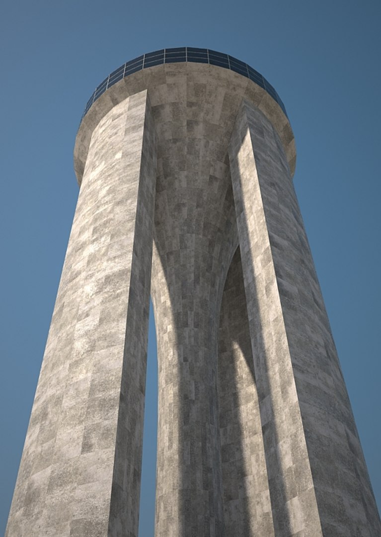 Free 3ds Mode Sci Fi Towers