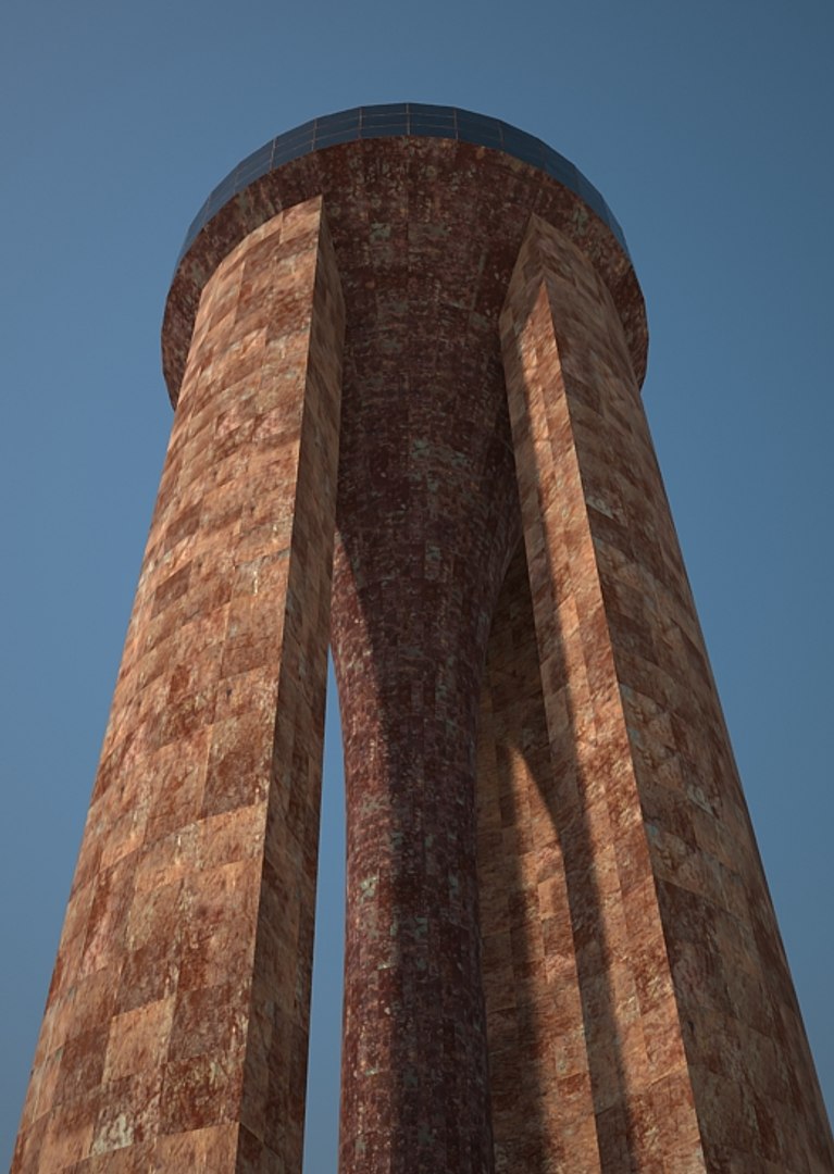 Free 3ds Mode Sci Fi Towers