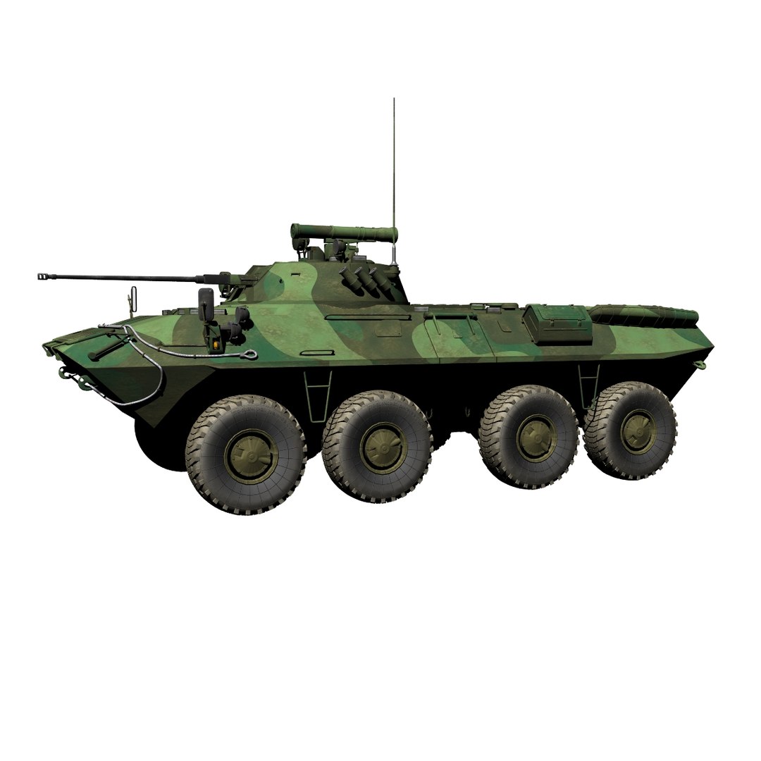 3d Btr-90 Armoured Personnel Model