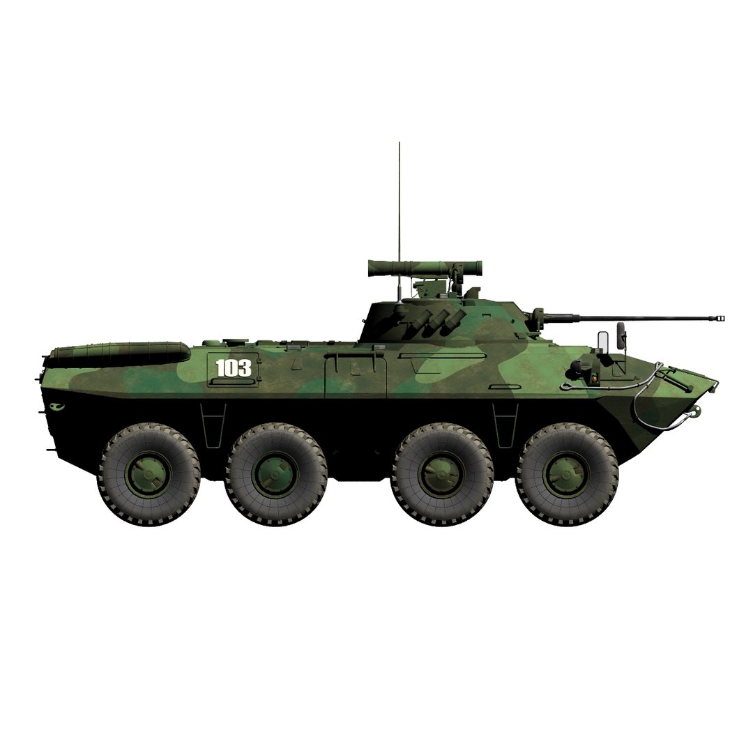 3d Btr-90 Armoured Personnel Model