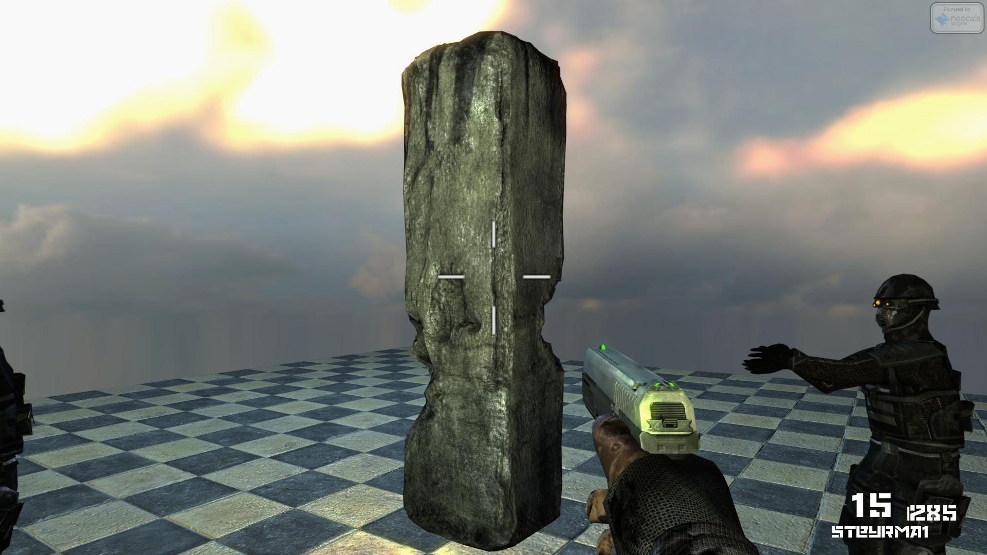 Low-poly Pistol Steyr M-a1 Max