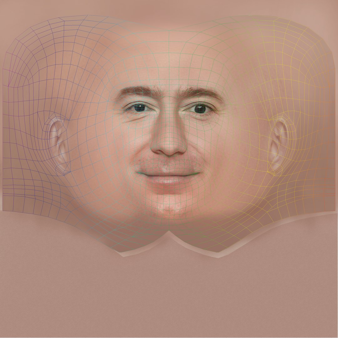 Jeff Bezos Head - Low Poly Head For Game 3D Model - TurboSquid 2213817