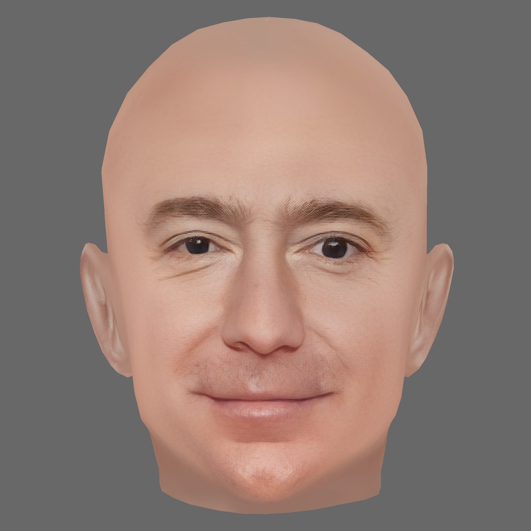 Jeff Bezos Head - Low Poly Head For Game 3D Model - TurboSquid 2213817