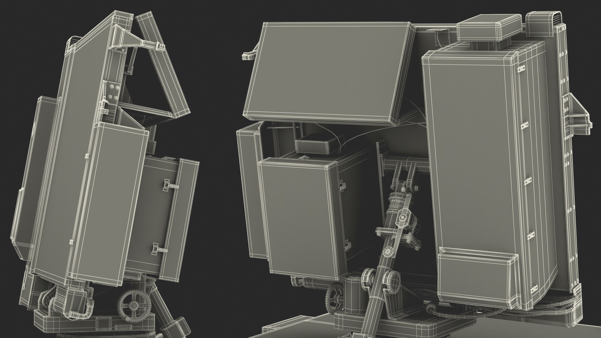 3D Model MPQ-64 Sentinel Radar Green Camo Rigged - TurboSquid 1930119