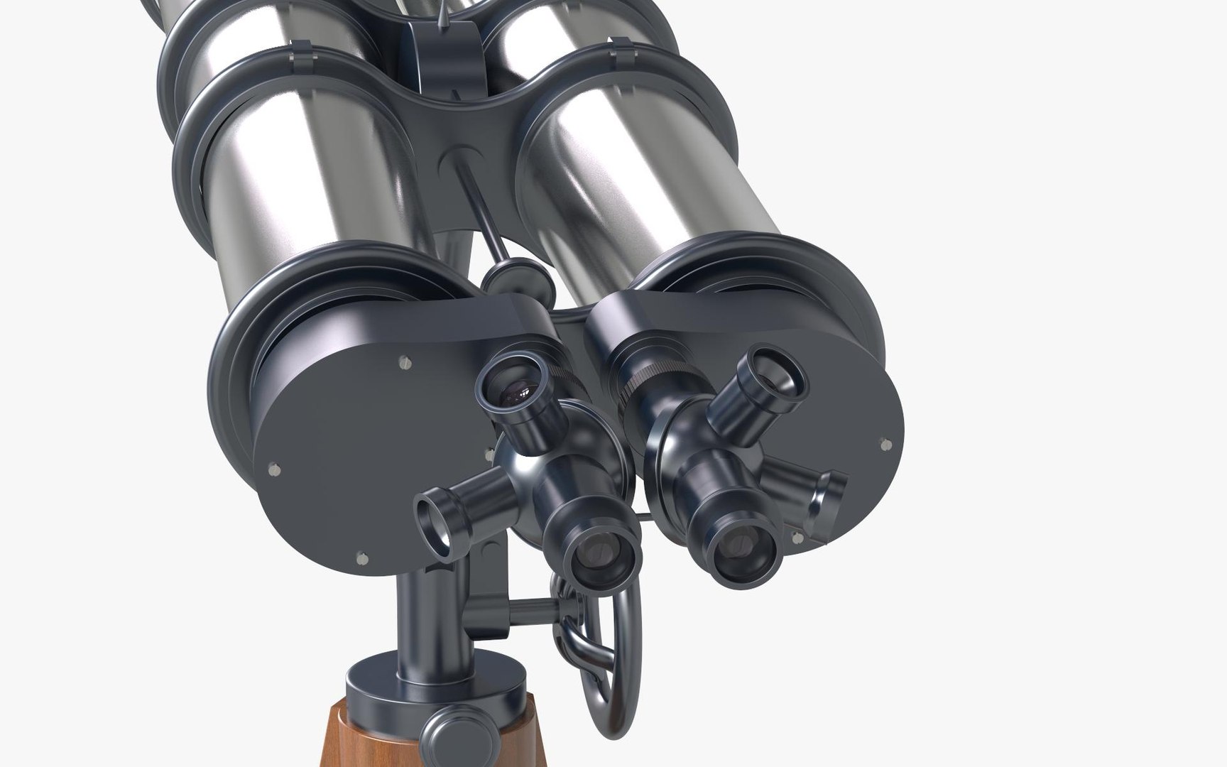 3D Vintage Binocular Telescopes Model - TurboSquid 2290093