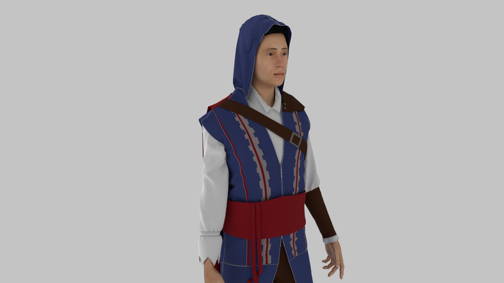 Assassin Character 3D Model - TurboSquid 1970606