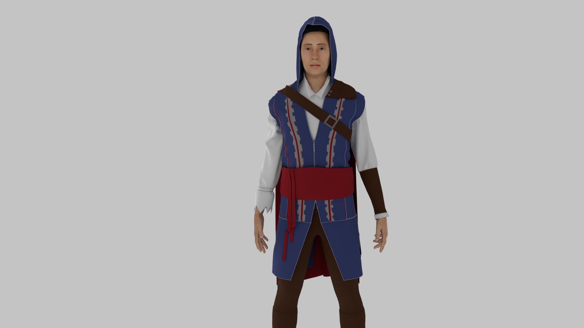 Assassin Character 3D Model - TurboSquid 1970606