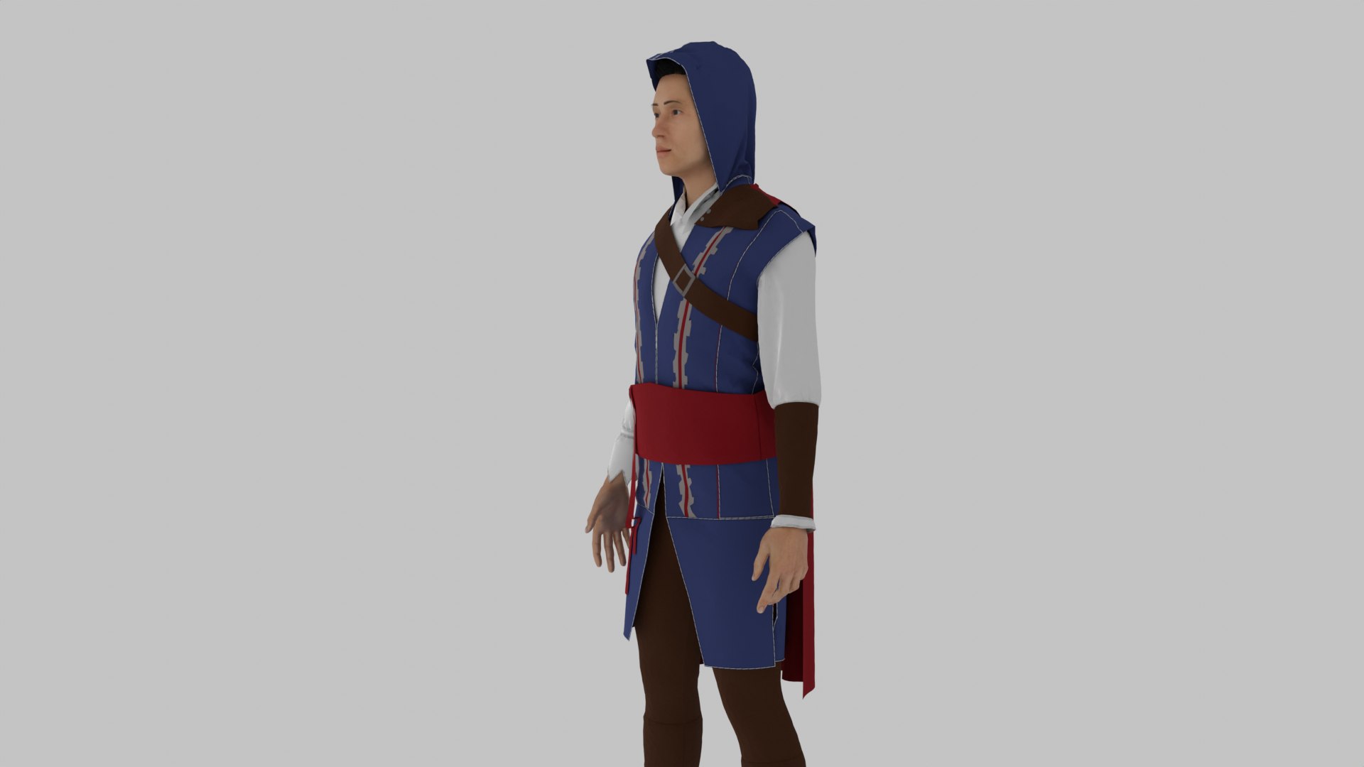 Assassin Character 3D Model - TurboSquid 1970606